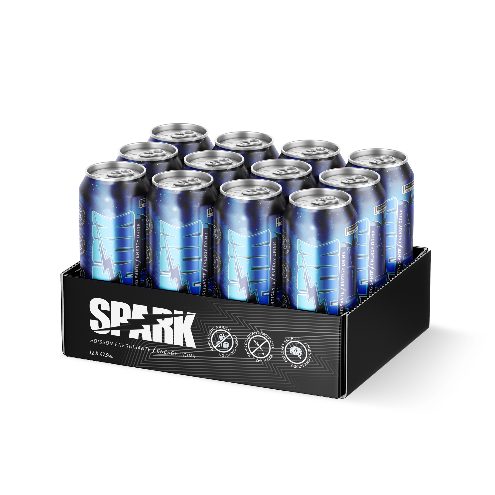 Spark Energy Drink | Boisson énergisante sans sucre et nootropiques