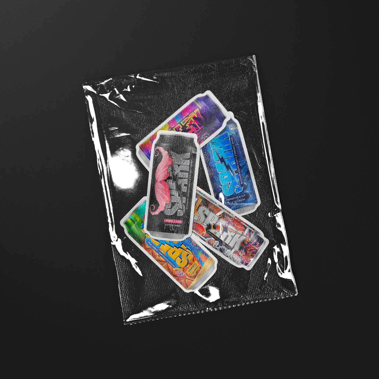 Limited Edition Stickers | Spark Energy Drink